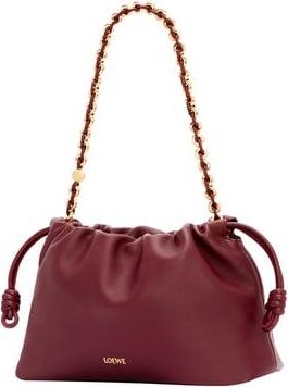 Loewe Mittelgroße Flamenco-Geldbörse aus Leder - Rot