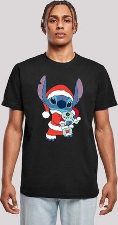 F4NT4STIC T-Shirt Disney Lilo & Stitch Christmas Print