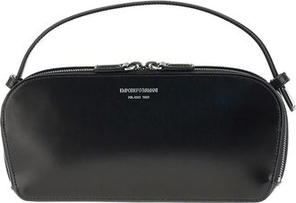 Emporio Armani Sac en similicuir Spazzolato - Femme - Sacs - Noir - Taille: ONE Size
