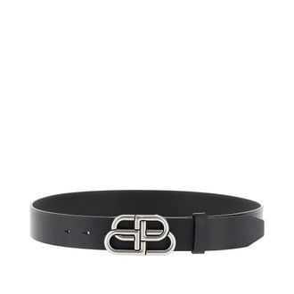 Balenciaga BB Large leather belt Man 100
