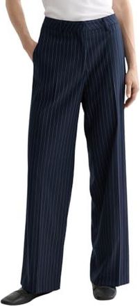 Scotch & Soda Edie Pants Pantalon, Bleu Nuit &agrave; Rayures, 27W / 30L Femme