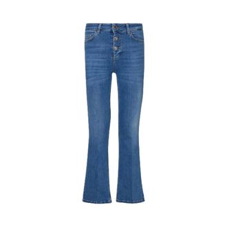 Liu Jo High Waist Crop Flare Jeans - - Jeans - Damen - Blau - W29