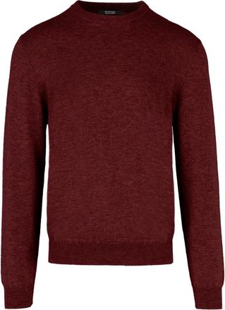 Bomboogie Homme, Pulls, Rouge, Taille: S Pull ras du cou en laine m&eacute;rinos teinte &agrave; froid