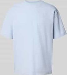 Mc Neal T-Shirt mit geripptem Rundhalsausschnitt