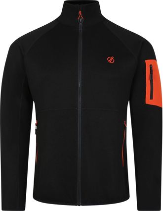 Dare 2B Herren The Active Mountain Series Zip Through Fleece, Schwarz, 3XL