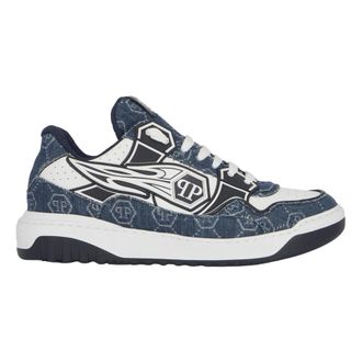 Philipp Plein Low-Top Sneakers Moon Walker - - Shoes - Herren - Blau - 39 EU