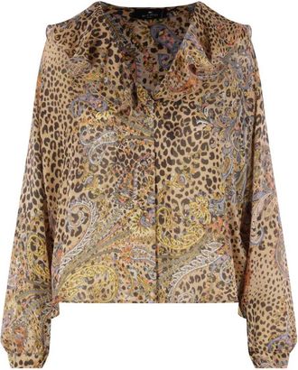 Etro Chemise en soie imprim&eacute;e Etro