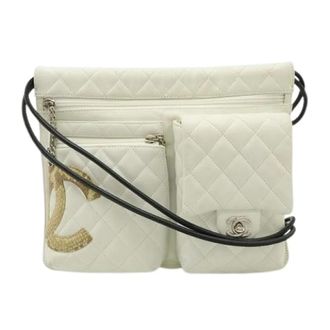Chanel Pre-owned Vintage Umh&auml;ngetasche - - Pre-owned - Damen - Wei&szlig; - ONE SIZE