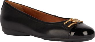 Geox Damen D ANNYTAH A Ballet Flat, Black, 37 EU