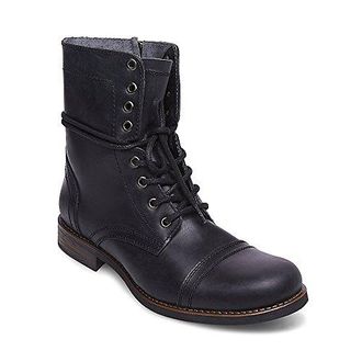 Steve Madden Homme Troopah-c Rangers, Cuir Noir, 46 EU