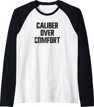 The Salty Veteran Caliber Over Comfort 2. Zusatzartikel zum Tragen, verdeckt Raglan
