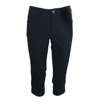 C.Ro Dunkelblaue Capri-Hose mit Schlitzen - - Trousers - Damen - Blau - XL