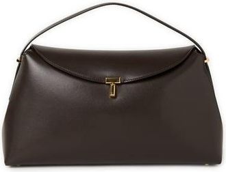Toteme Sac &agrave; main T-Lock en cuir