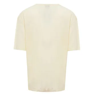 Corneliani Mens Yellow Linen T-Shirt