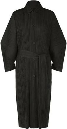 Issey Miyake Femme, Manteaux, Noir, Taille: 46 FR Pp66Ja406 Manteau