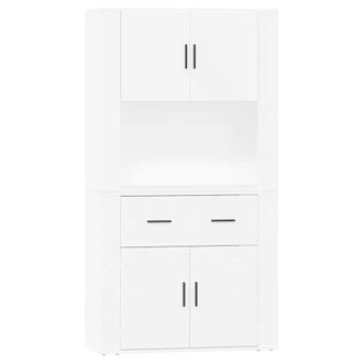 Generic Highboard, Sideboard mit viel Stauraum, Mehrzweckschrank, Aktenschrank, Wandmontage, Kommode Schrank f&uuml;r Wohnzimmer, Modern, Holzwerkstoff(R&auml;uchereich