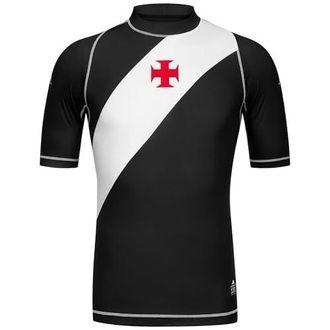 Kappa T-Shirt, Homme, Polyester Recycl&eacute;, Football Mod&egrave;le: Kombat Xxv Vasco, Black - White, Medium
