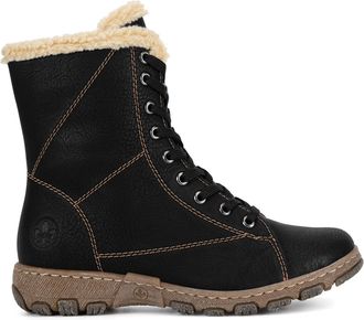 Rieker Schnürschuhe Rieker Z0102-00 Schwarz