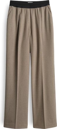 OPUS Damen Wide Leg Pants | MAROU City Pants mit Pepitamuster Cocoa, 38
