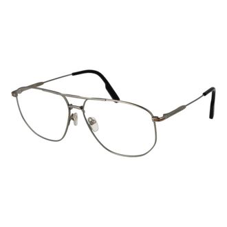Ermenegildo Zegna Homme, Accessoires, Gris, Taille: ONE Size Aviator Frame