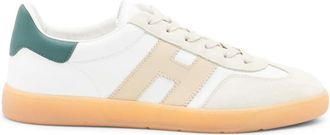 Hogan Low-Top Sneaker - White And Beige Leather Sneakers - Gr. 6 - in Beige - f&uuml;r Damen