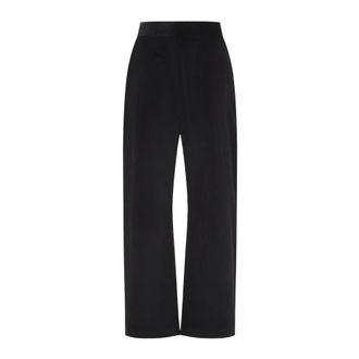 STUDIO NICHOLSON Grange Relaxed Curved Leg Pant - - Trousers - Damen - Braun - XS
