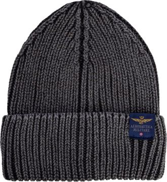 Aeronautica Pigmentgef&auml;rbte Baumwollm&uuml;tze Grau - - Accessories - unisex - Grau - L