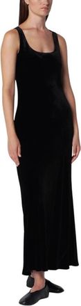 R&oacute;he Samtkleid mit U-Ausschnitt - - Dresses - Damen - Schwarzk - S