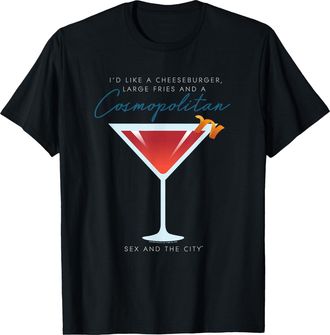 Görtz Sex and the City Cheeseburger, Large Fries and a Cosmo T-Shirt