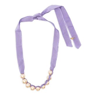 Forte_Forte Faux-Pearl-Halskette - - Accessories - Damen - Lila - ONE SIZE