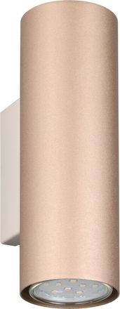 Trio Leuchten Wandleuchte Marley 212400265, Metall Coffee/Warm Grey, exkl. 2x GU10, Rostfarbig