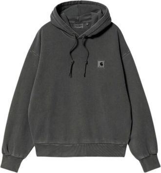 Carhartt Work in Progress Femme, Sweatshirts et sweats &agrave; capuche, Noir, Taille: 36 FR Hooded Nelson SweaT-shirt