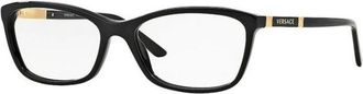 Versace Femme, Accessoires, Noir, Taille: 54 MM Monture optique