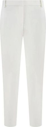 Pinko Pinko, Femme, Pantalons, Blanc, Taille: 44 FR Pantalon en m&eacute;lange de viscose avec &eacute;lasthanne