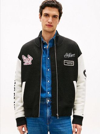 Tommy Hilfiger Veste de surv&ecirc;tement en pure laine