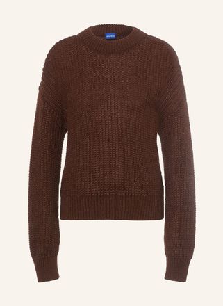 HUGO BOSS Hugo Pullover Slogeryna Mit Alpaka braun