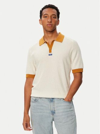 HUGO BOSS Poloshirt Siablo 50564218 Creme Relaxed Fit