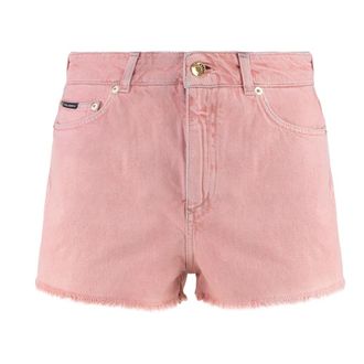 Dolce & Gabbana Denim Shorts - - Shorts - Damen - Rosa - M