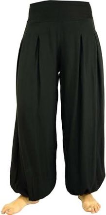 Guru Shop Guru-Boutique, Pantalon de Harem, Pantalon de Boue, Pantalon de Harem, Noir, Synth&eacute;tique, Size:S / M (40), Pantalon de Harem Pantalon Sarouel