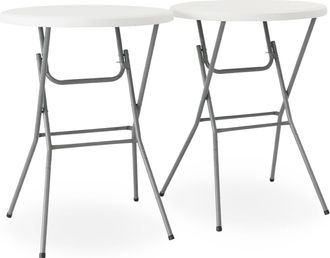 Alice's Garden 2er-Set Party Stehtische - Gala - Stehtisch, klappbar, &Oslash;80 cm x 110 cm