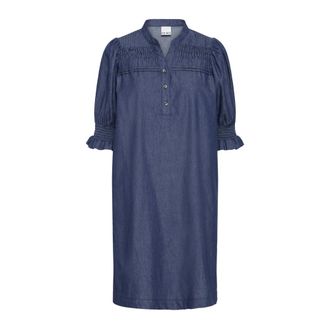 Ichi Kleider - - Dresses - Damen - Blau - S