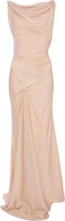 Victoria Beckham Femme, Robes, Rose, Taille: 38 FR Robe de Soir&eacute;e Asym&eacute;trique Drap&eacute;e