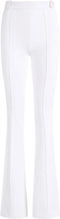 Elisabetta Franchi Femme, Pantalons, Blanc, Taille: 42 FR Wide Pantalons