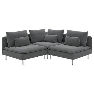 IKEA S&Ouml;DERHAMN Ecksofa 3-sitzig