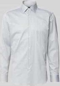 HUGO BOSS Regular Fit Businesshemd aus Baumwoll-Mix Modell H-Joe-kent