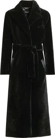 Dolce & Gabbana Mantel mit Gürtel - Schwarz