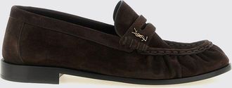 Saint Laurent Mocassins penny Le Loafer en daim avec monogramme YSL
