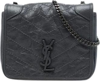 Saint Laurent Pre-owned Niki Wallet on Chain - Femme - Pre-owned - Noir - Taille: ONE Size