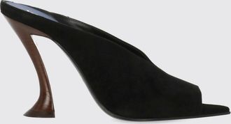Lanvin Wildleder-Mules mit hohem skulpturalem Absatz