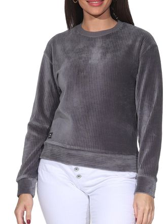 Ragwear Damen Cord Pullover Sweathsirt Rundhals Dellani Cordy 2521-30004 Stone Grey (3011) L